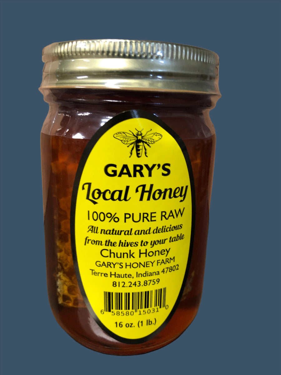 Pure Raw Chunk Honey 16oz – Gary's Country Kitchen